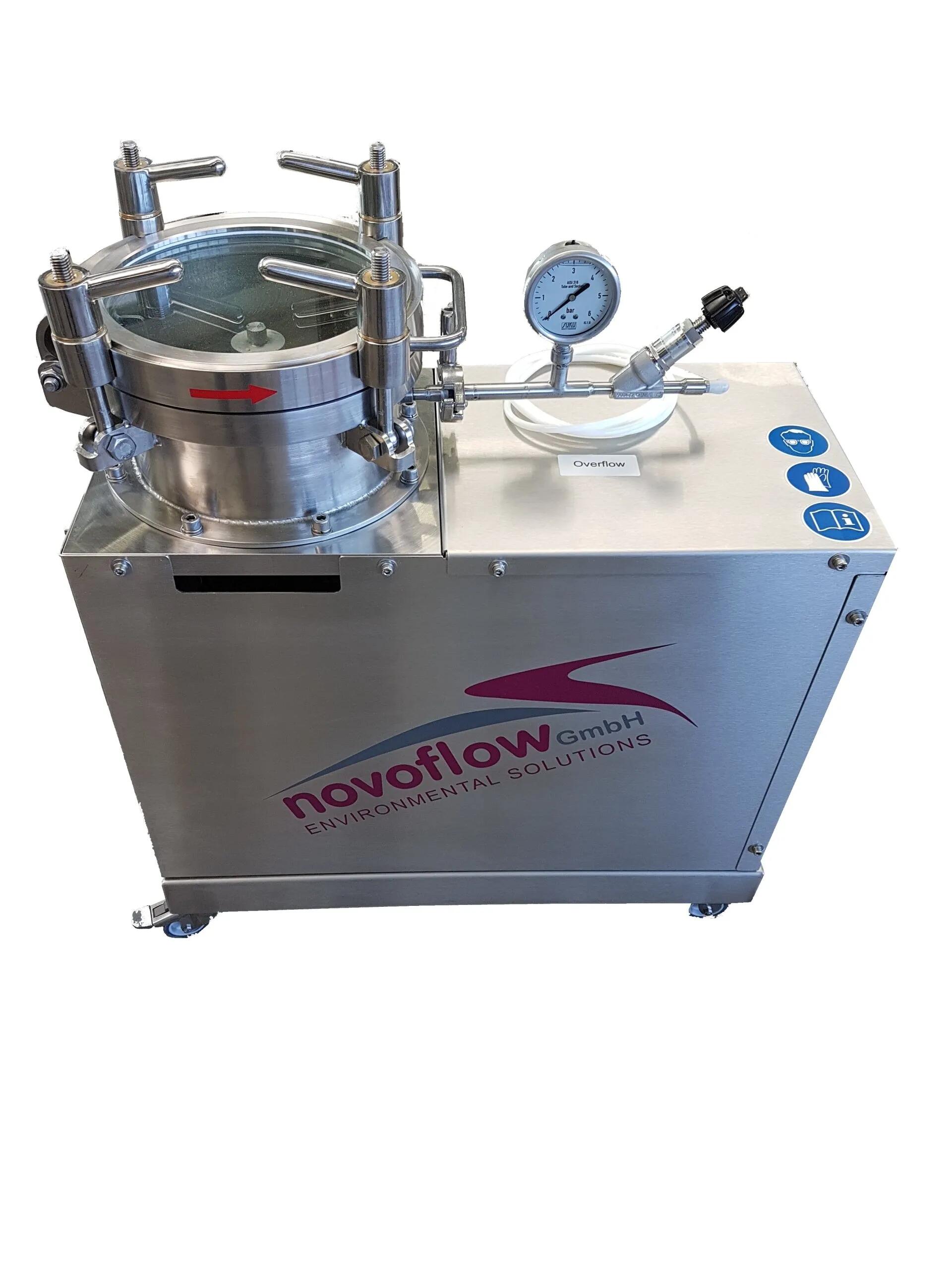 Miet- & Testanlagen Cross-Flow-Filtration testen | novoflow